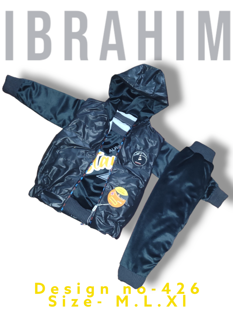 Tracksuit with parachute and puffer jacket – apnatraders.com