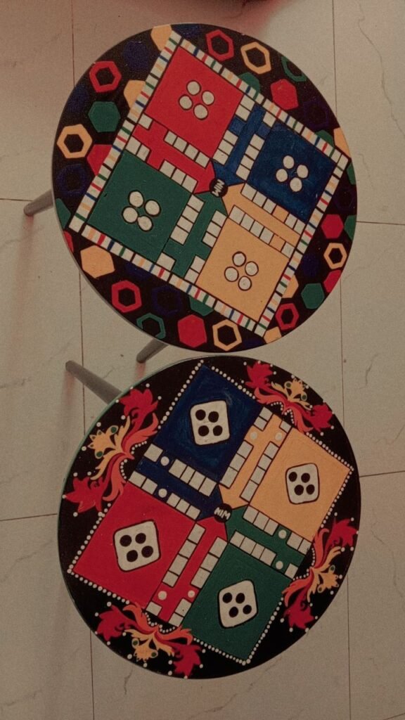 Ludo table handpainted – apnatraders.com